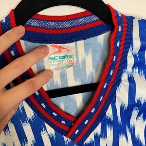 Vintage | Tops | Vintage Score Soccer Jersey | Poshmark